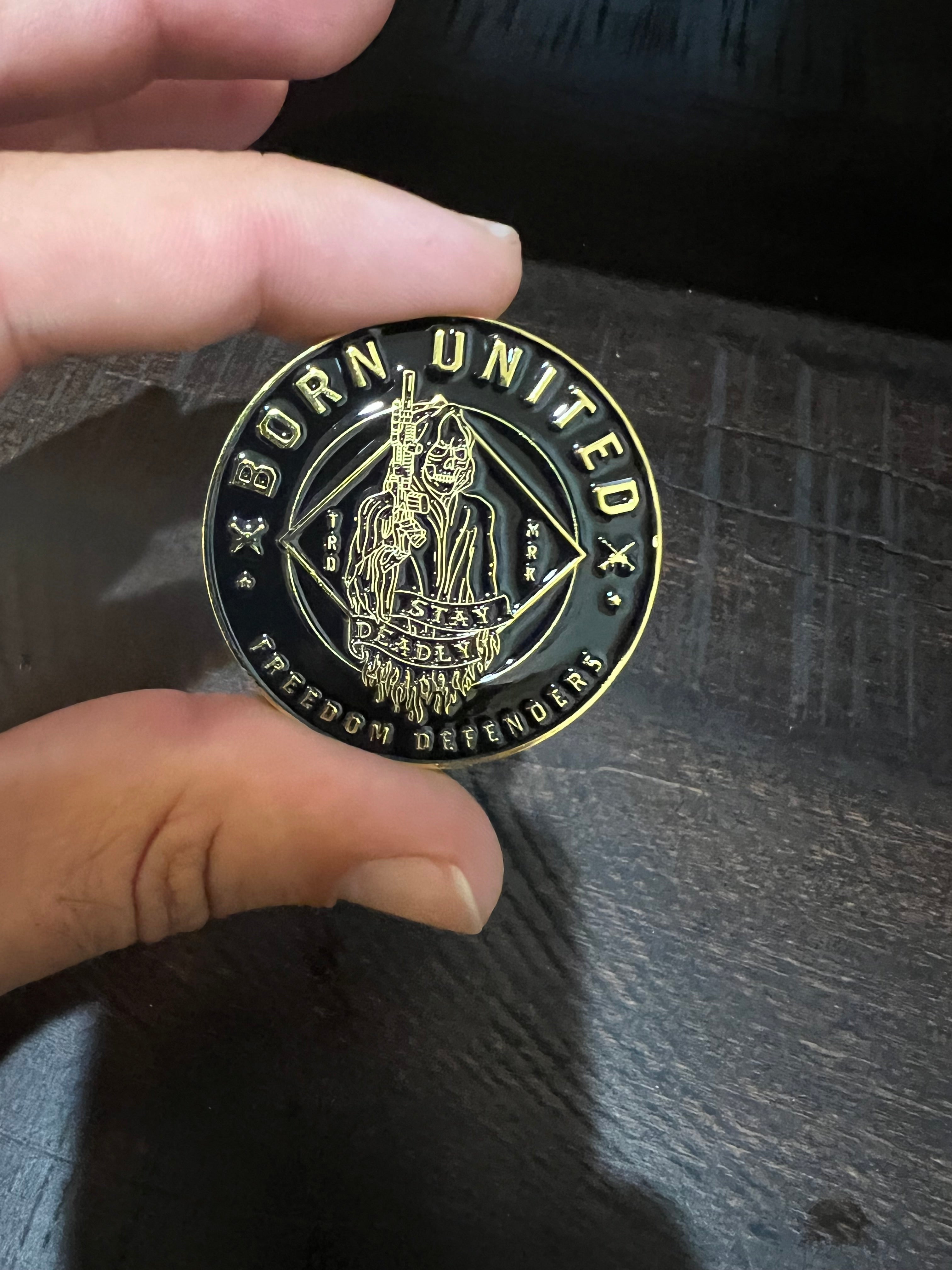 Stay Deadly Challenge Coin