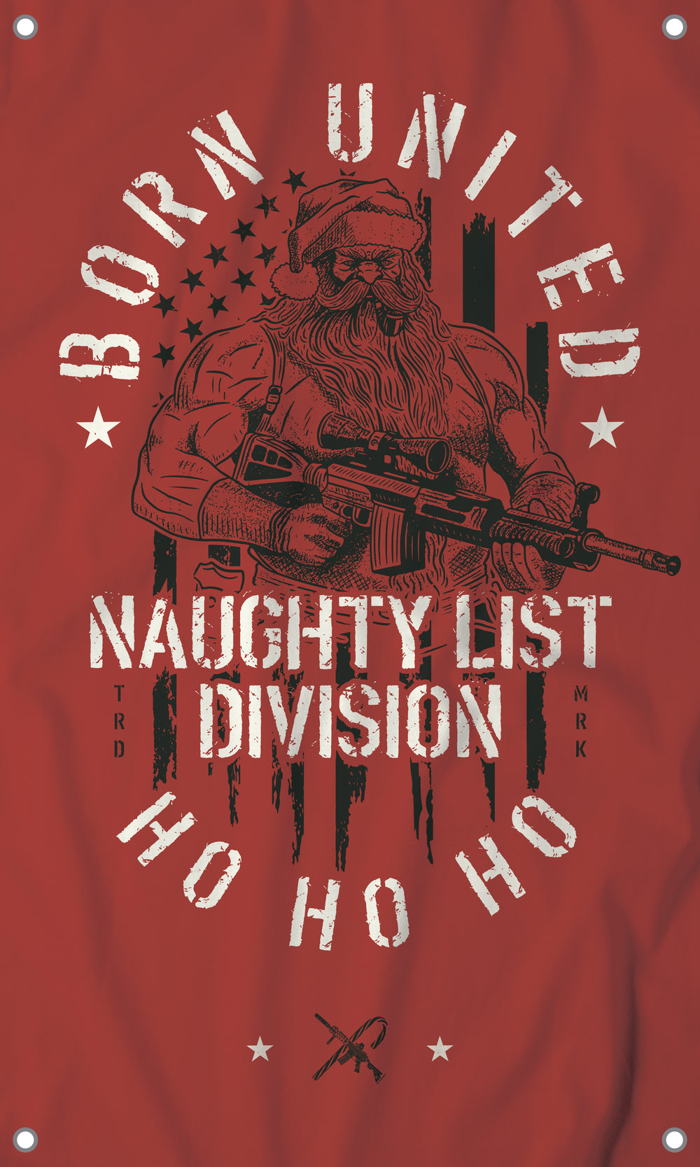 Tactical Santa Flag | Born United
